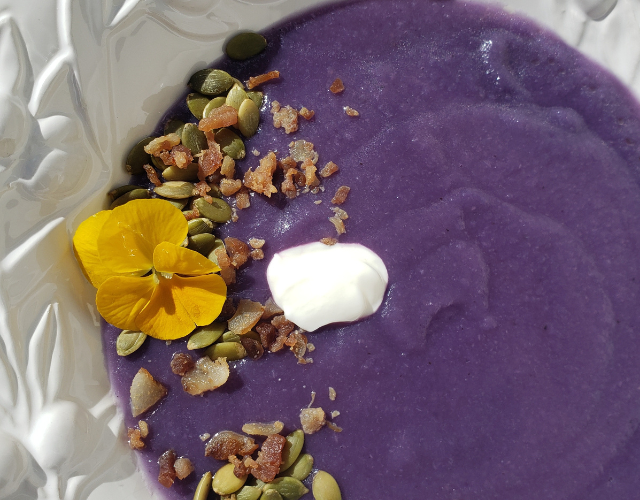 Pretty Purple Cabbage Soup - Love of Food Network